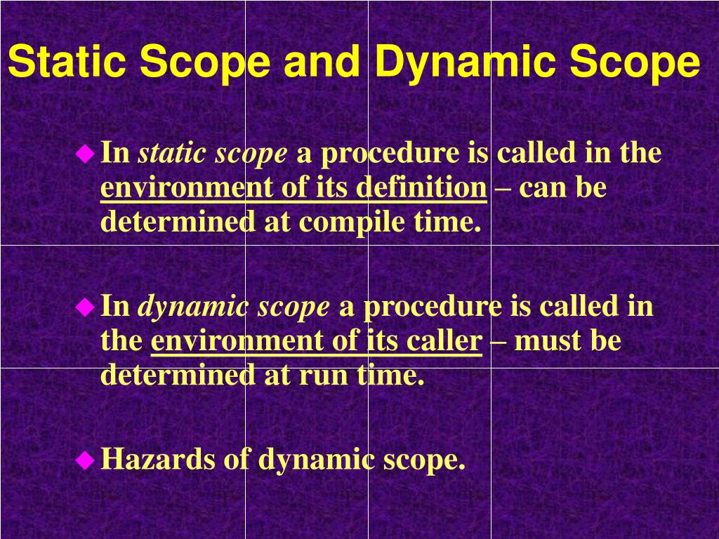 Ppt Csc 434 Programming Languages Fall 2001 Powerpoint Presentation