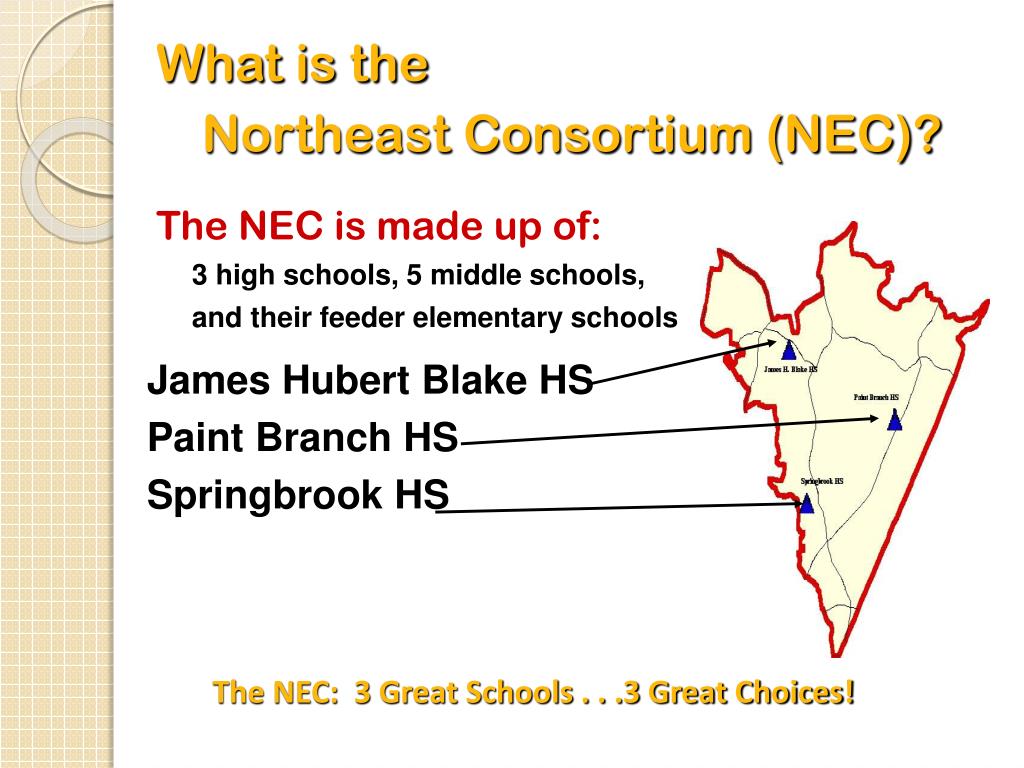 PPT - What is the Northeast Consortium (NEC)? The NEC is made up of: 3 ...
