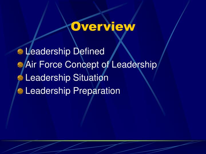 PPT - Air Force Leadership and Philosophy PowerPoint Presentation - ID ...