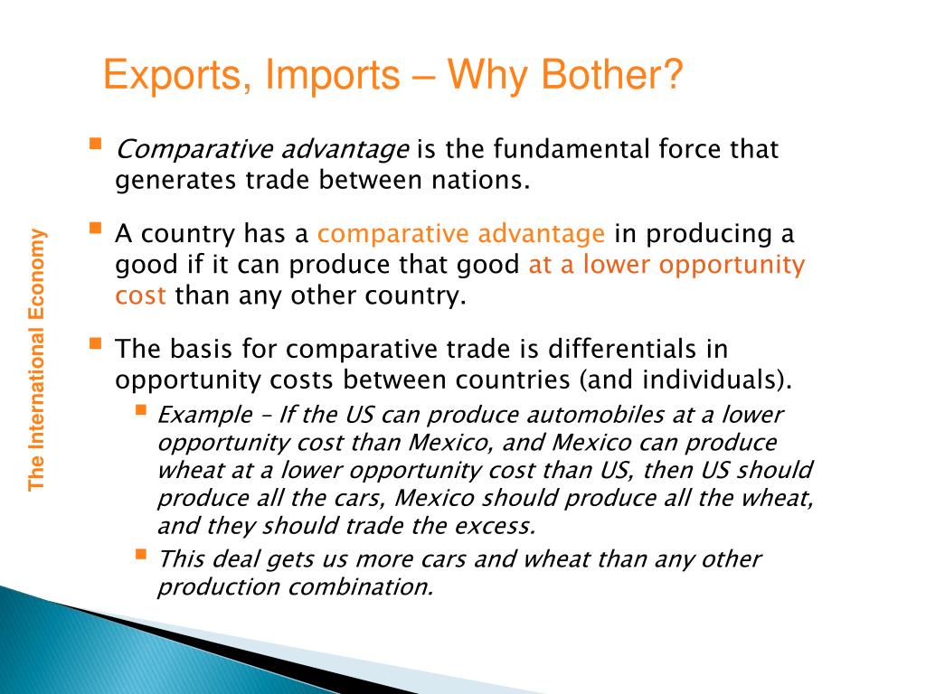 PPT - The International Economy: Why We Trade PowerPoint Presentation ...