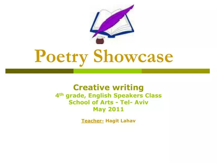 PPT - Poetry Showcase PowerPoint Presentation, free download - ID:1770019
