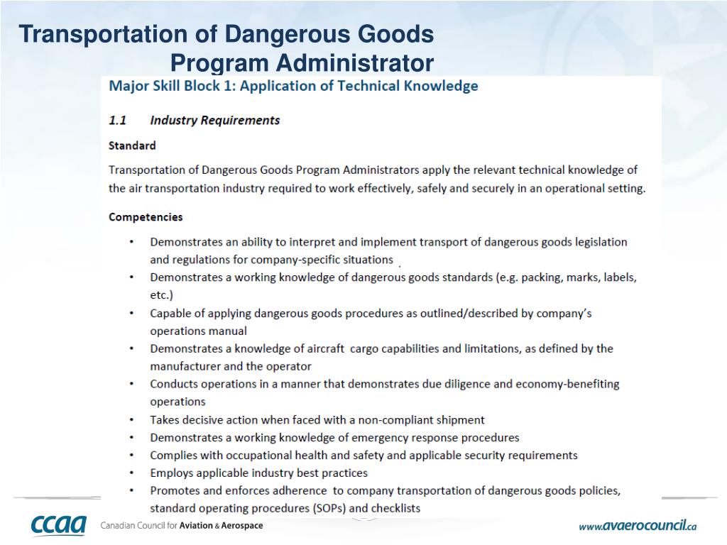 PPT - Transportation of Dangerous Goods PowerPoint Presentation, free ...