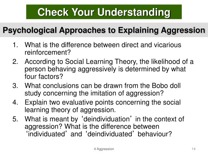 PPT - Chapter 4 - Aggression PowerPoint Presentation - ID:1770149