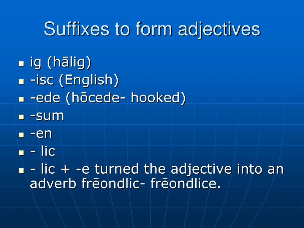 PPT - The OE vocabulary and its etymological characteristics PowerPoint ...
