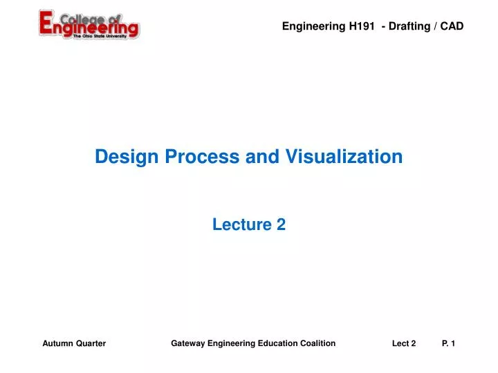 PPT - Design Process and Visualization PowerPoint Presentation, free ...