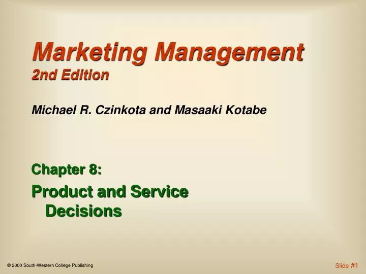 PPT - Marketing Management 2nd Edition PowerPoint Presentation, free ...