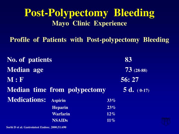 PPT - Post-polypectomy Bleeding PowerPoint Presentation - ID:1771902