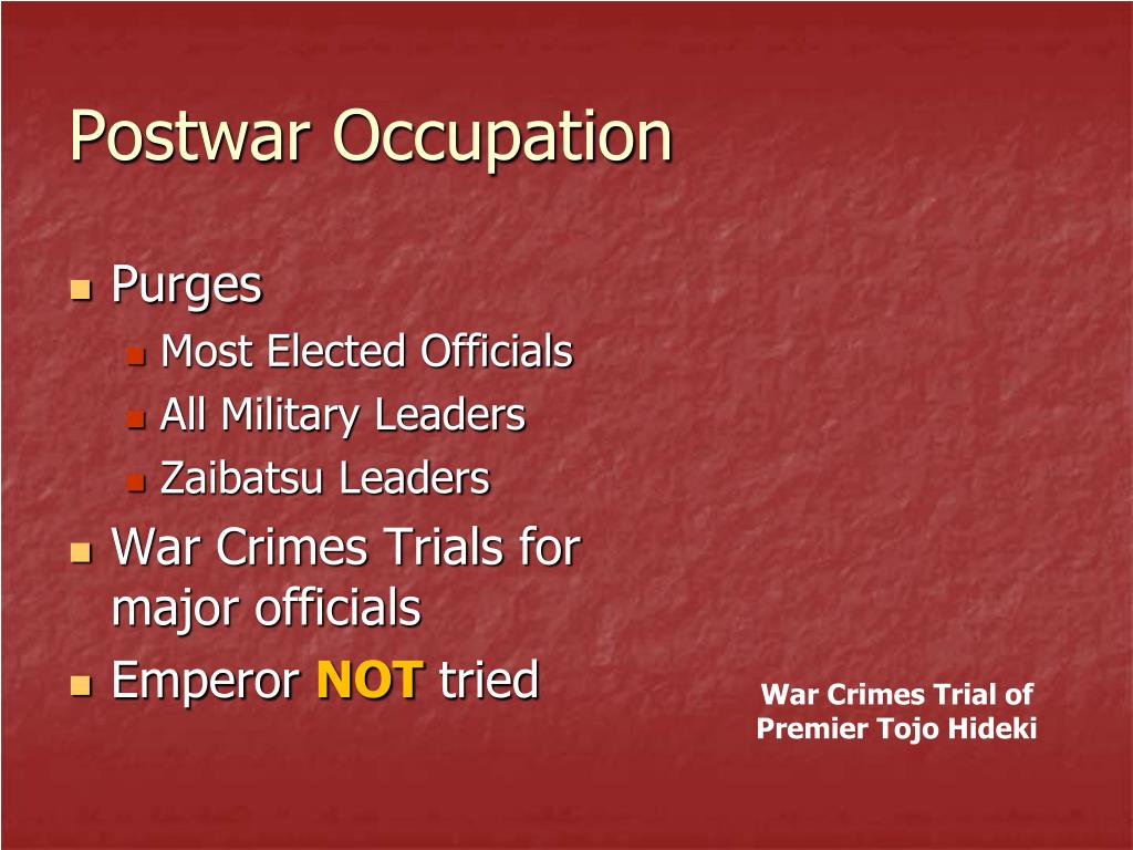 PPT - Showa Era Japan: Great Depression, WW II & Recovery PowerPoint ...