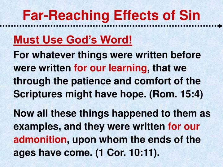 PPT - Far-Reaching Effects of Sin PowerPoint Presentation, free ...