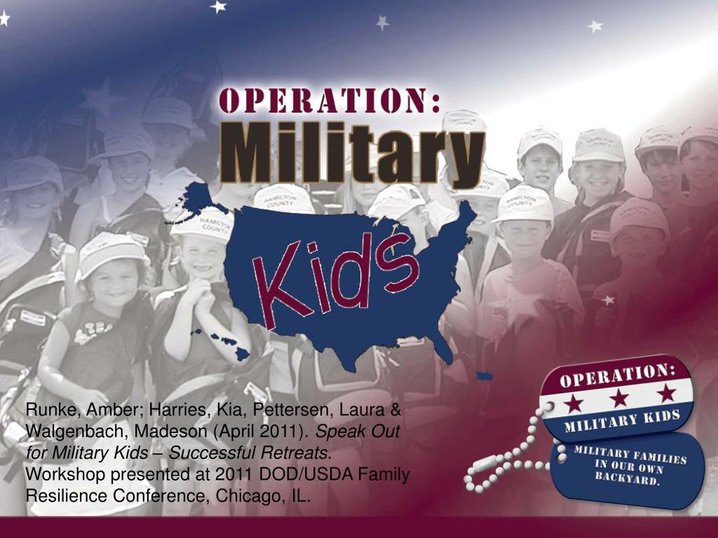 PPT - Speak Out for Military Kids Retreat PowerPoint Presentation, free ...