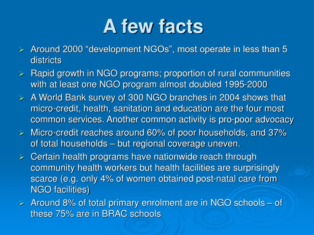 PPT - The Economics and Governance of NGOs in Bangladesh PowerPoint ...