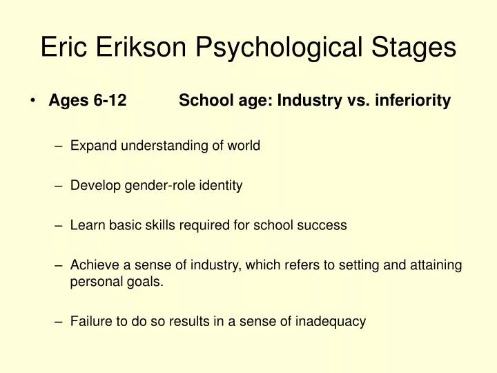 Ppt Erik Eriksons Stages Of Psychosocial Development Powerpoint Images