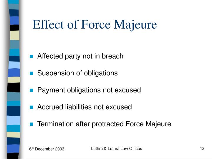 PPT - Impact of Force Majeure on Contracts PowerPoint Presentation - ID ...