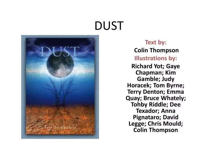 PPT - DUST PowerPoint Presentation, free download - ID:1773167