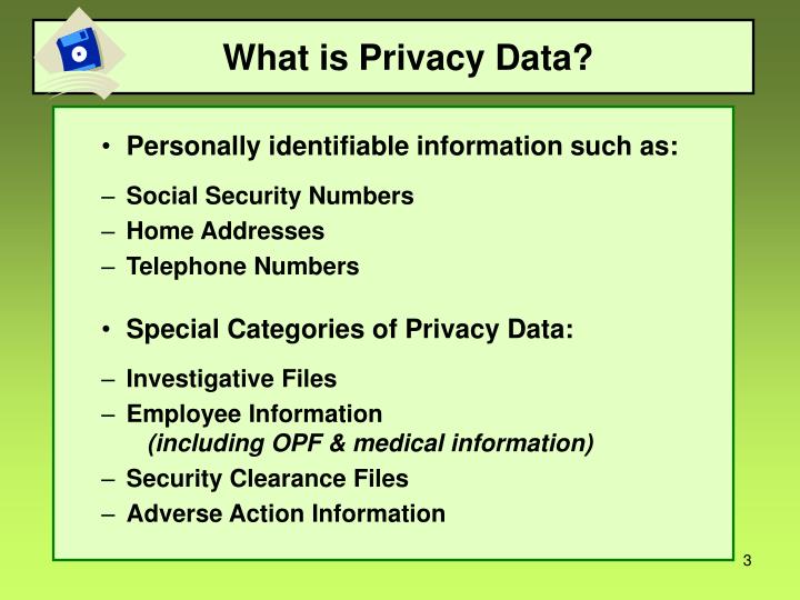PPT - Safeguarding Privacy Act Data PowerPoint Presentation - ID:1774163