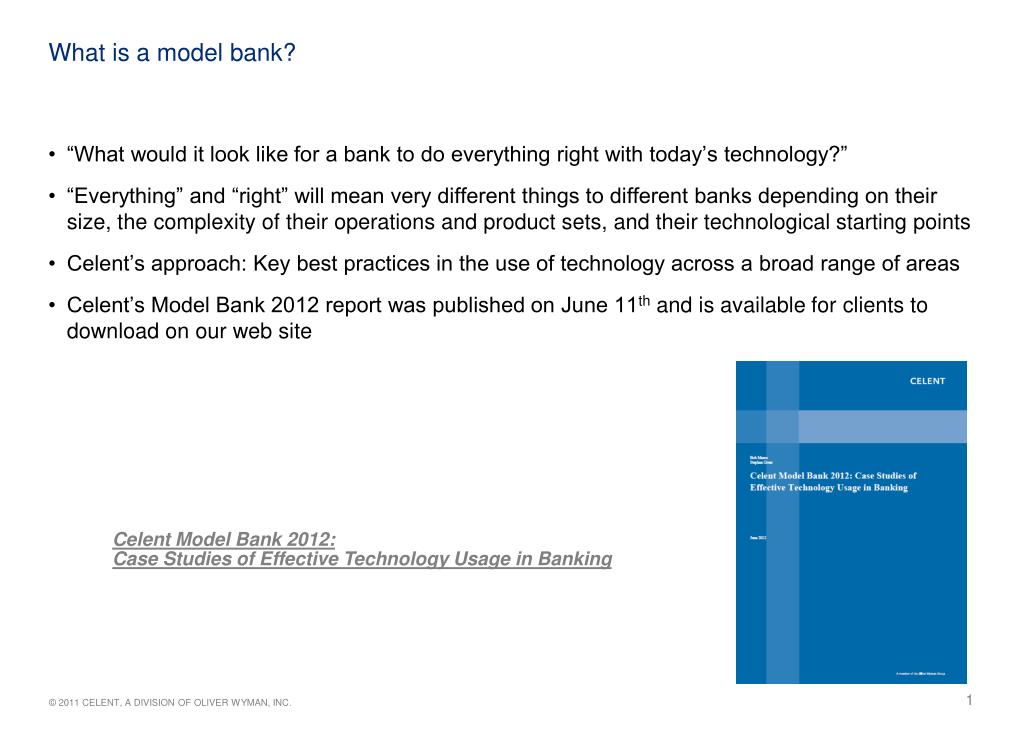 PPT - Model Bank Awards PowerPoint Presentation, free download - ID:1774282