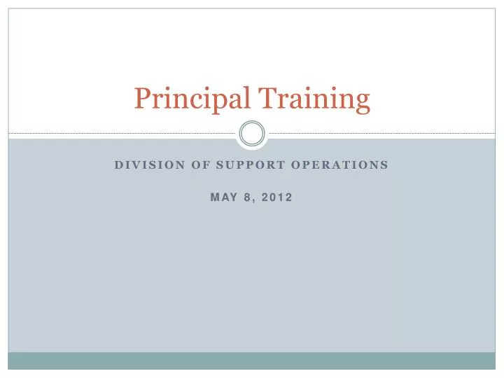 PPT - Principal Training PowerPoint Presentation, free download - ID ...