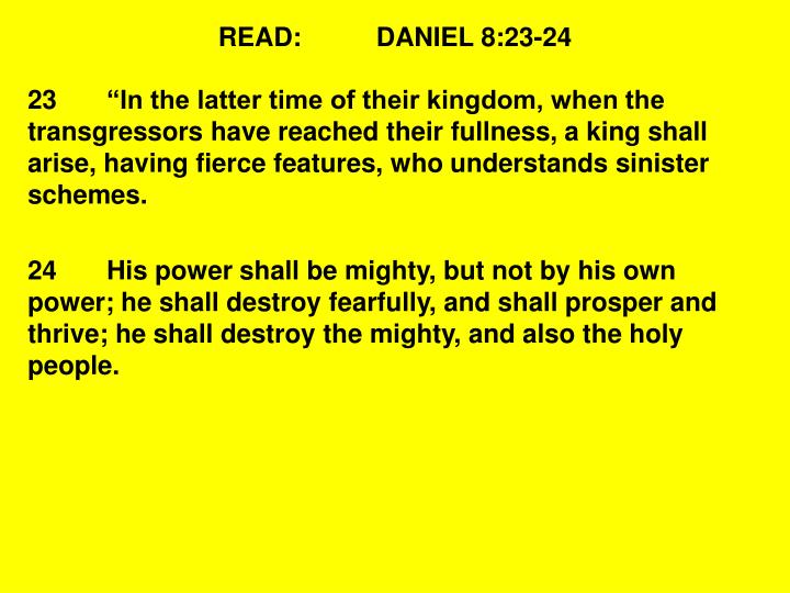 PPT - DANIEL CHAPTER EIGHT PowerPoint Presentation - ID:1774473