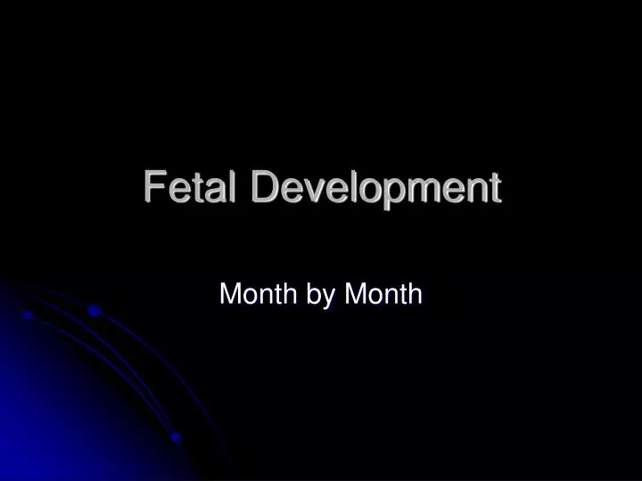PPT - Fetal Development PowerPoint Presentation, free download - ID:1774660