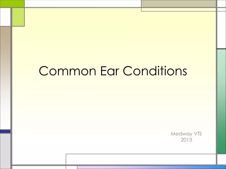 PPT - Common Ear Conditions PowerPoint Presentation, free download - ID ...