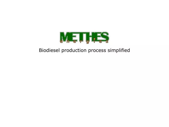 PPT - Biodiesel production process simplified PowerPoint Presentation ...
