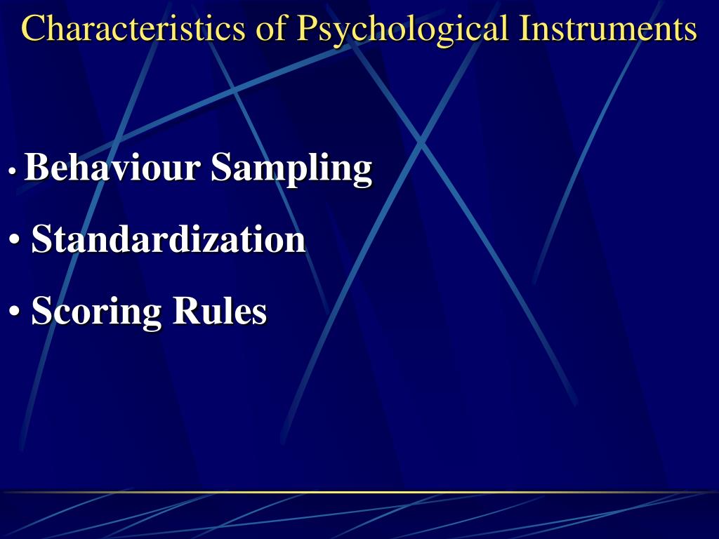 PPT - PRINCIPLES OF PSYCHOLOGICAL MEASUREMENT 3090.03 Instructor: Peter ...