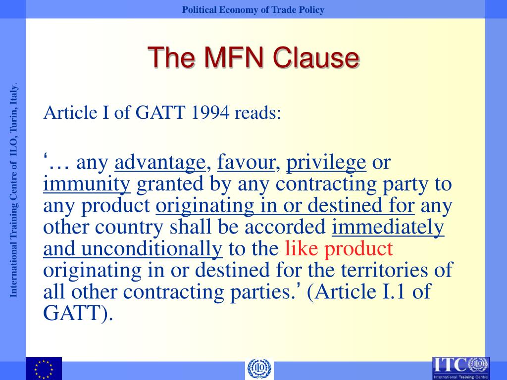 PPT - Political Economy of Trade Policy and the Multilateral Trading ...