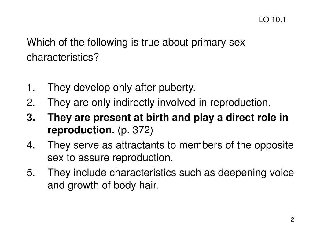 PPT - Understanding Primary Sex Characteristics and Gender Development ...