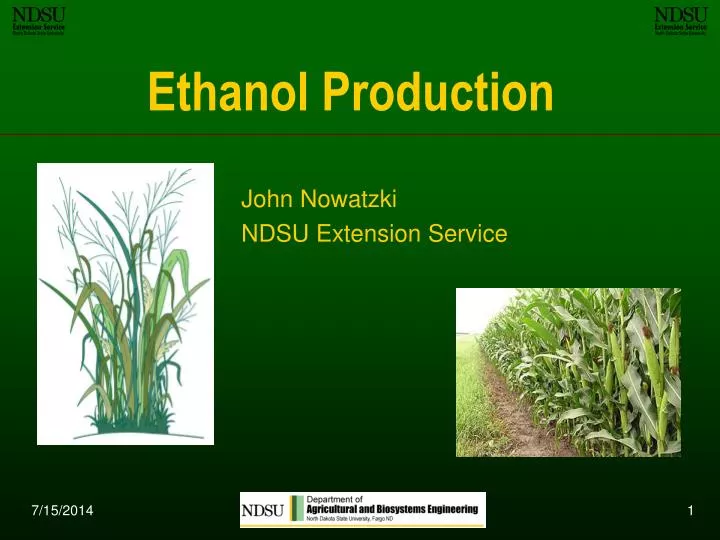 PPT - Ethanol Production PowerPoint Presentation, free download - ID:1776640
