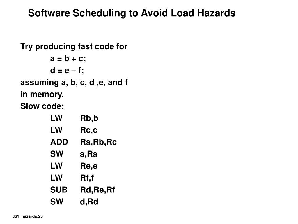 PPT - ECE 361 Computer Architecture Lecture 13: Designing a Pipeline Processor PowerPoint ...