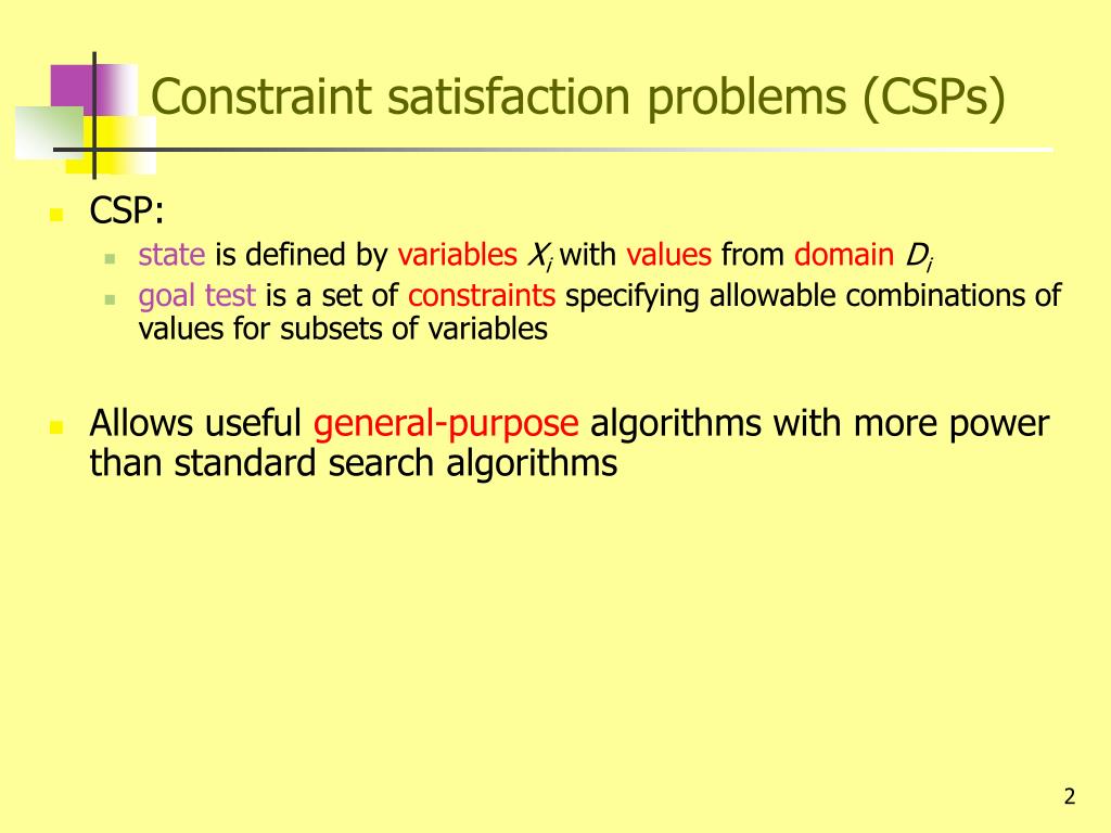 PPT - Constraint Satisfaction Problems PowerPoint Presentation, free ... PPT - Constraint Satisfaction Problems PowerPoint Presentation, free ...