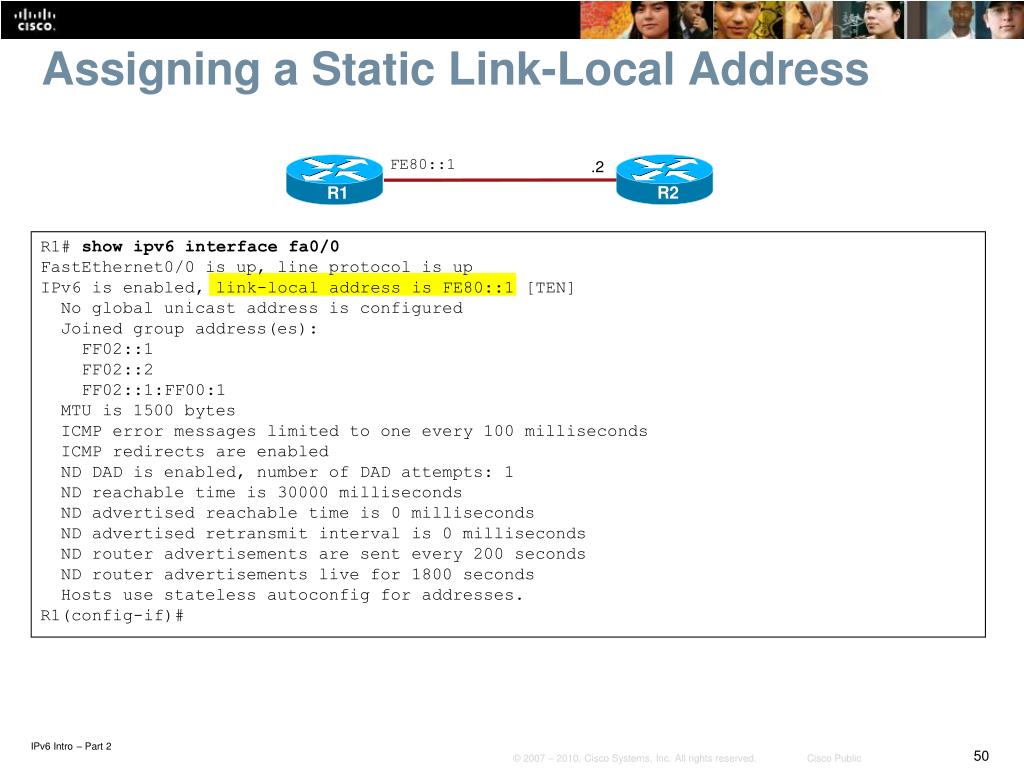 PPT - IPv6 Intro Part 2: Address Types and Application PowerPoint ...