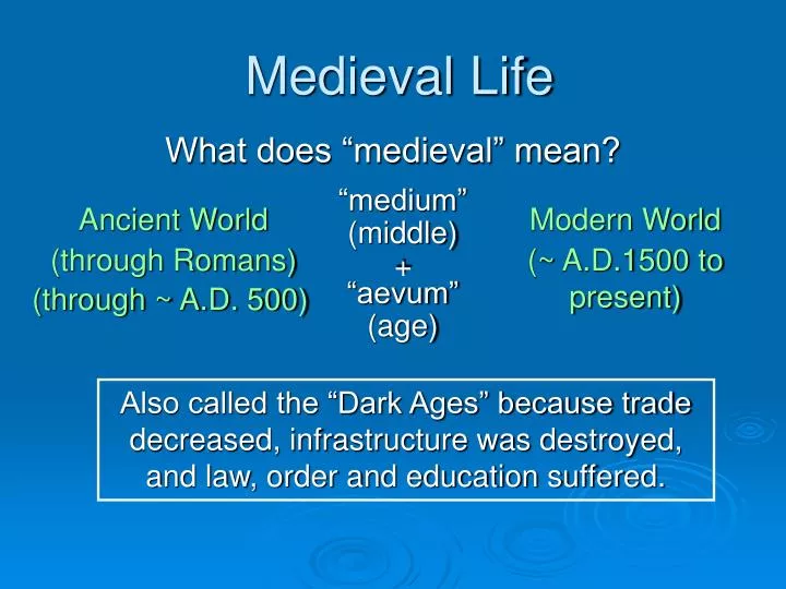 PPT - Medieval Life PowerPoint Presentation, free download - ID:1777274