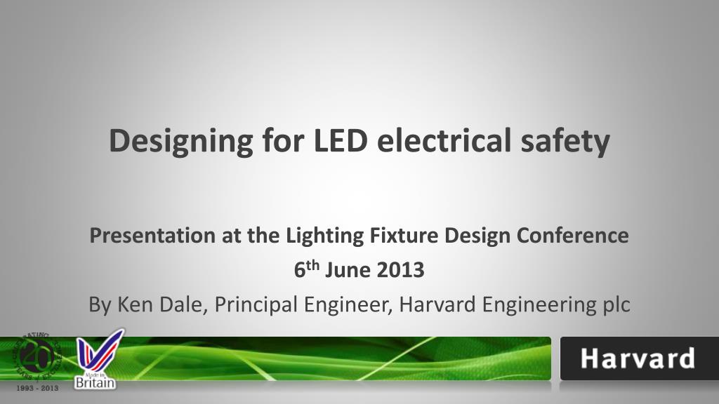 PPT - Designing for LED electrical safety PowerPoint Presentation, free ...