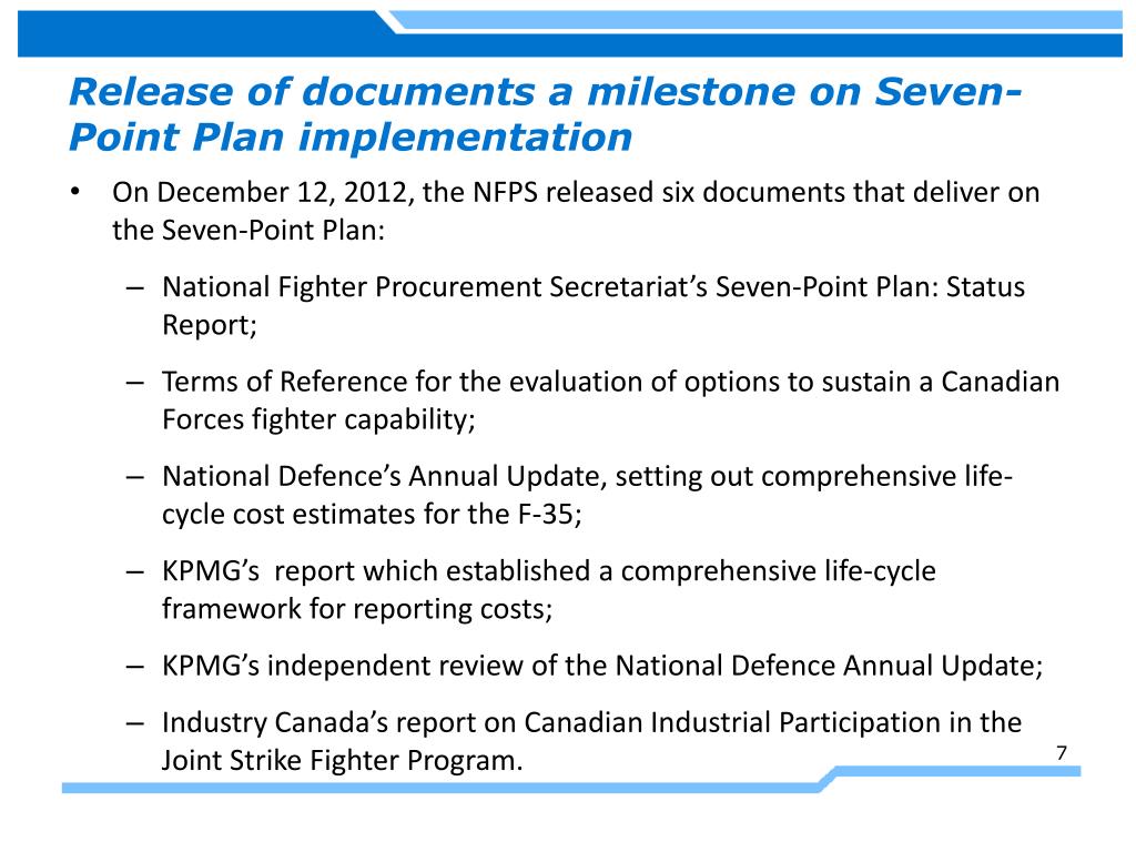 PPT - Overview of the work of the National Fighter Procurement ...