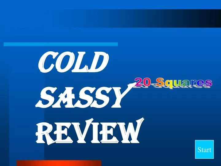 PPT - 20 Squares PowerPoint Presentation, free download - ID:1777994