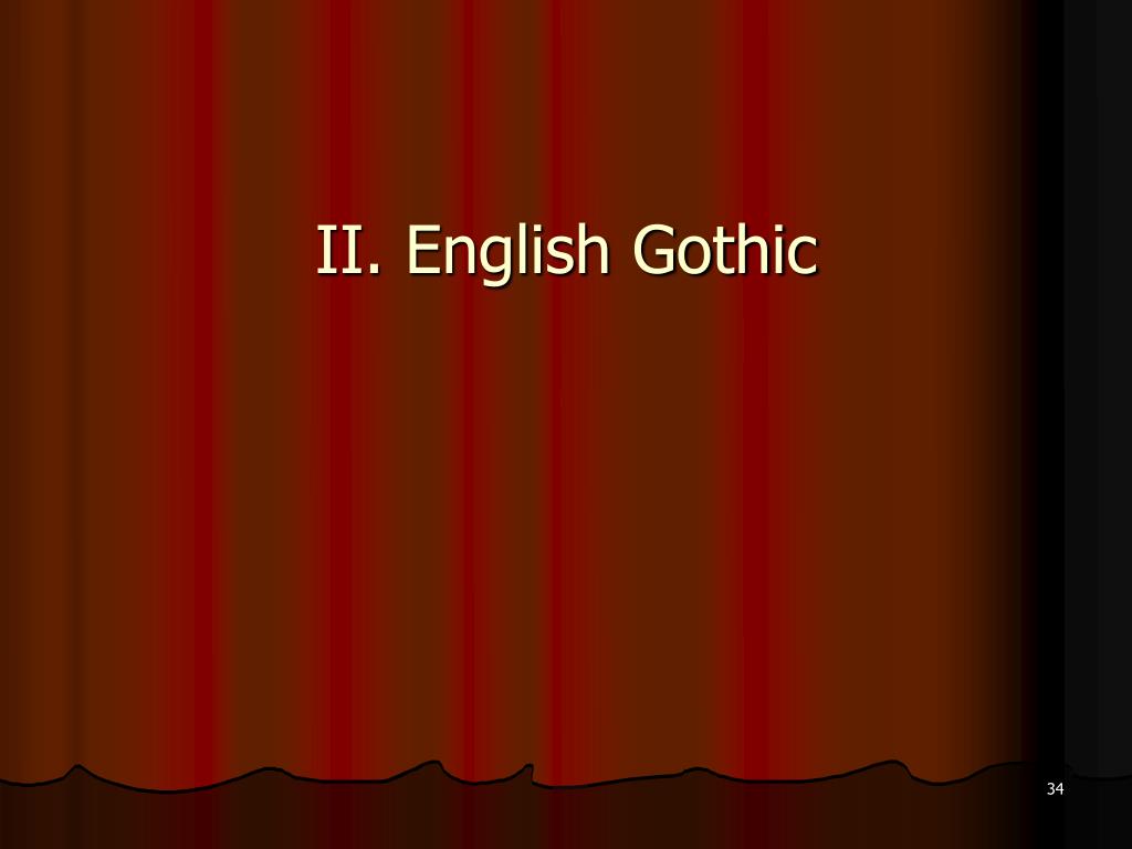 PPT - English & Irish Gothic: and Their Modernist Turns PowerPoint ...
