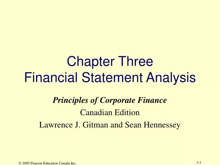 Ppt Chapter Three Financial Statement Analysis Powerpoint 1498
