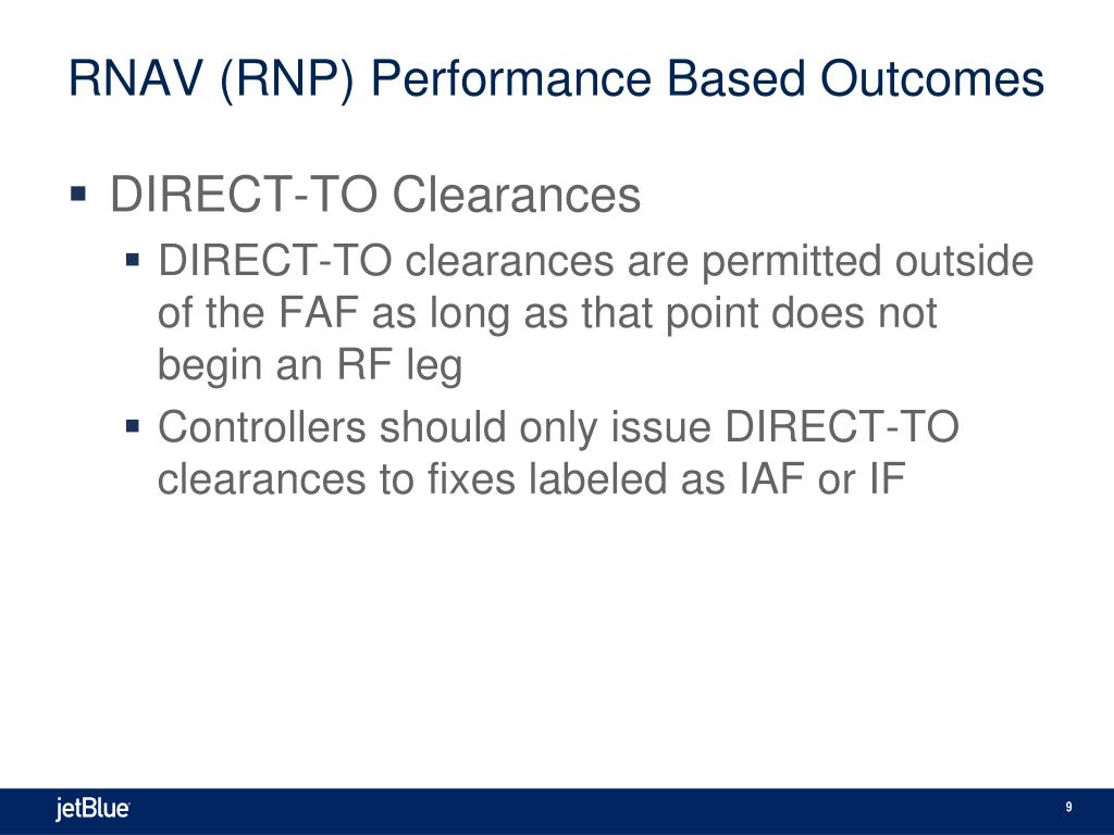 PPT - Mastering RNAV (RNP) Performance-Based Outcomes: Essential ...