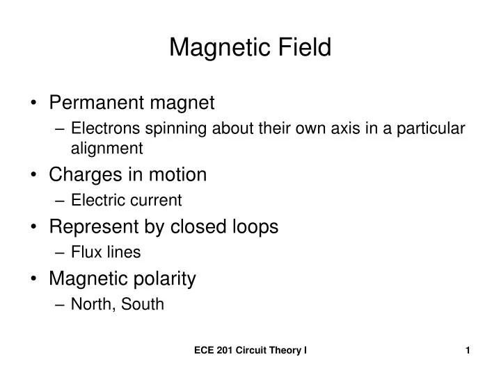 PPT - Magnetic Field PowerPoint Presentation, free download - ID:1778920