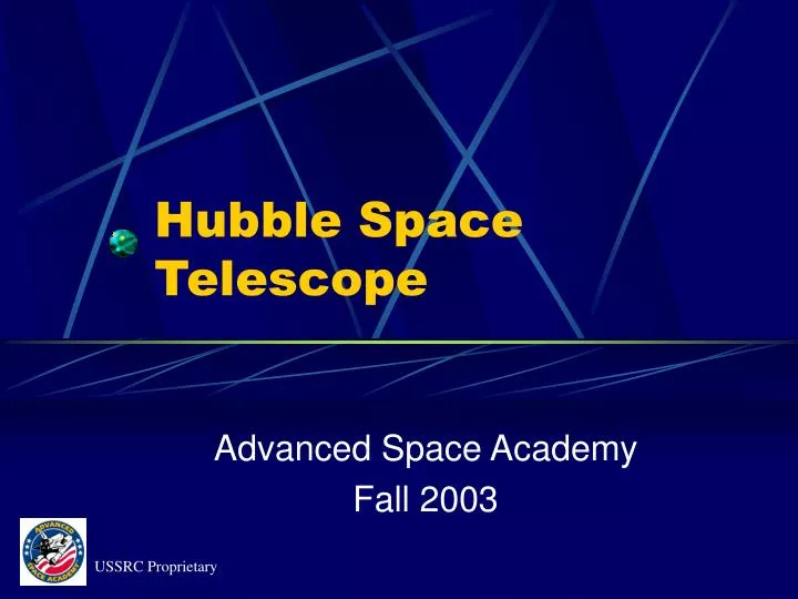 PPT - Hubble Space Telescope PowerPoint Presentation, free download ...