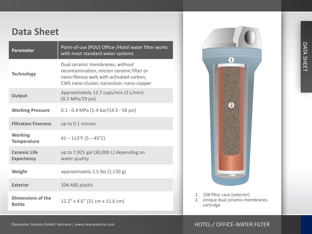 PPT - „ Bacteria-free water is vital. Therefore , water hygiene cannot ...