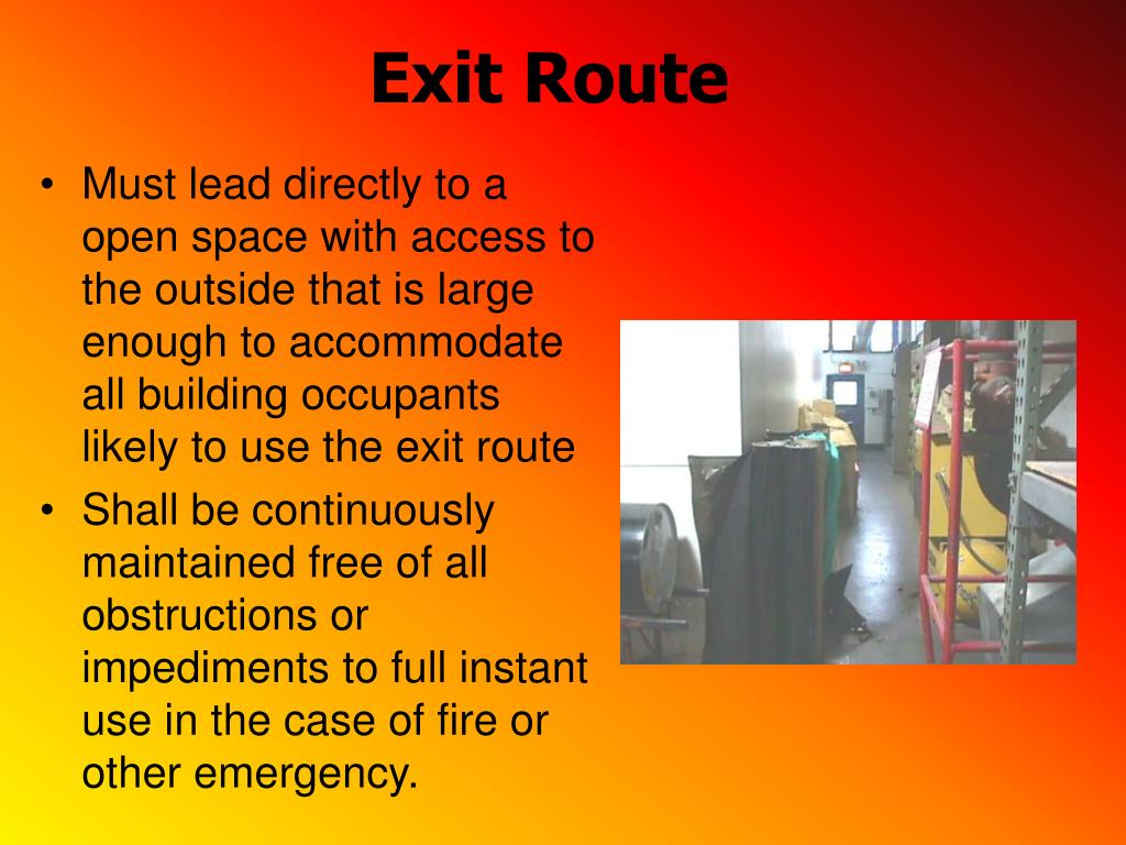 PPT - Means of Egress Fire Prevention and Protection PowerPoint ...