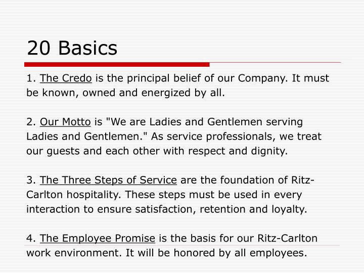 PPT - The Ritz Carlton: A Case Study in Service Philosophy & Service ...