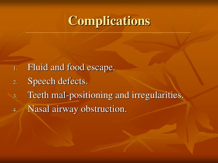 PPT - Palatal fistula PowerPoint Presentation - ID:1780032
