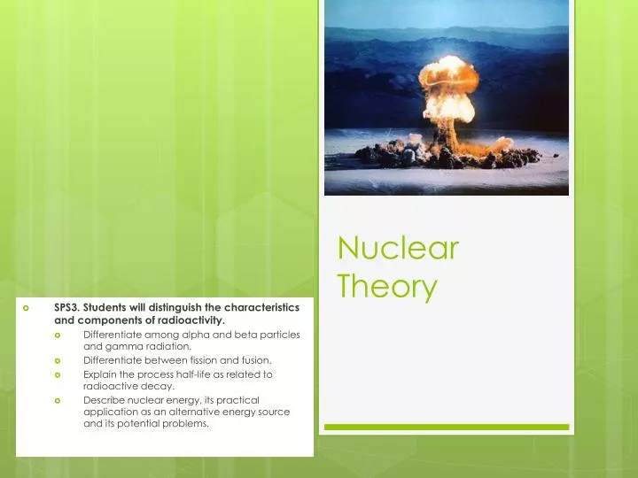 PPT - Nuclear Theory PowerPoint Presentation, free download - ID:1780275