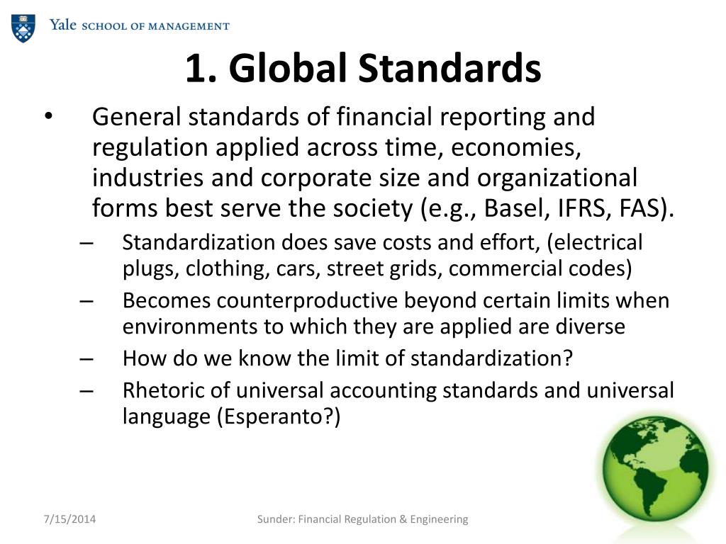 PPT - Financial Reporting and Regulation in a World of Financial ...