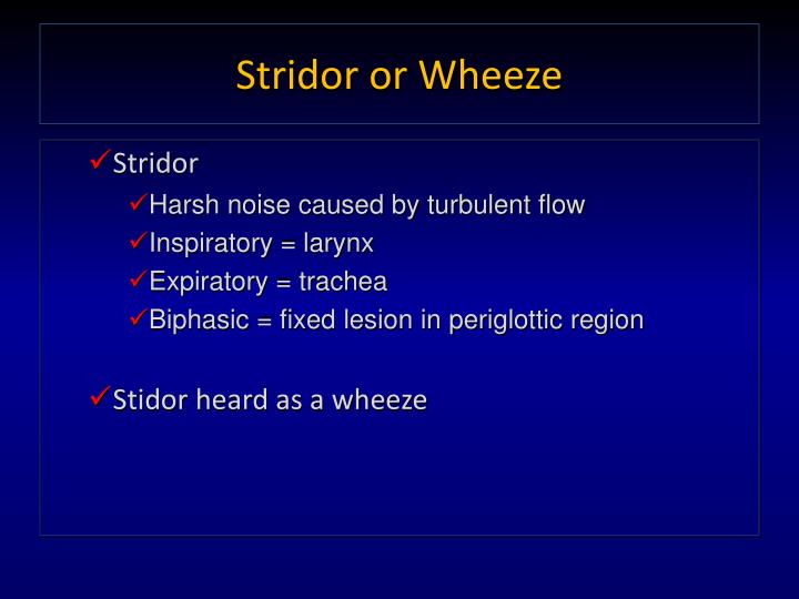 PPT - All That Wheezes Is Not Asthma PowerPoint Presentation - ID:1780875