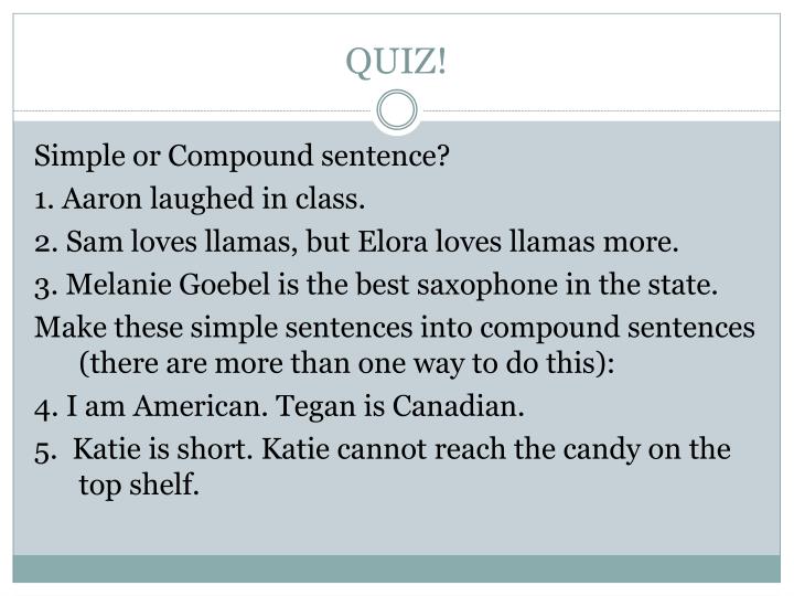 PPT - Simple vs. Compound Sentences PowerPoint Presentation - ID:1780926