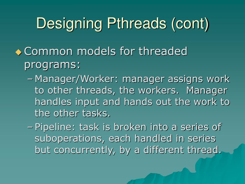 PPT - POSIX Threads PowerPoint Presentation, free download - ID:1780985